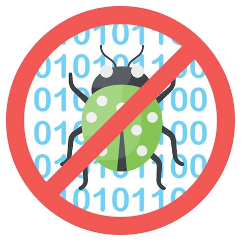 Premium Vector Anti Virus Concept Bug Free Version Vector Design