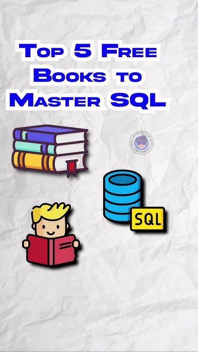 Top 5 Free Books To Master Sql Sql Structuredquerylanguage Freebook Datascience