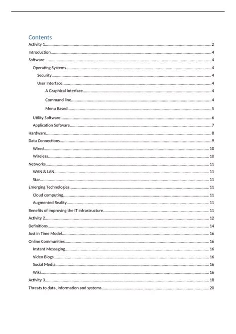 Merit Level Btec It Unit 1 Final Report Unit 1 Information Technology Systems Stuvia Uk