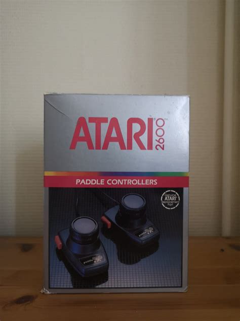 Atari Paddle Controllers For 2600 Vcs Video Game In Original