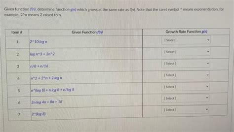 solved given function f n determine function g n which