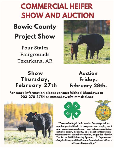 Bowie County 4 H Facebook