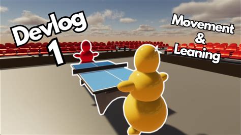 adding leaning and movement to my ping pong game devlog 1 youtube