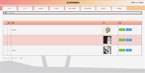 Python毕设线上图书商城系统78344程序论文线上图书商城毕业设计 Csdn博客