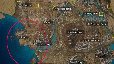 Dmz Updated Map With All 28 Spawn Points On Al Mazhra