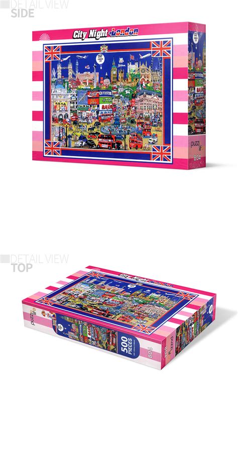 Puzzlesarang 500피스 직소퍼즐 시티나이트 런던 핫트랙스