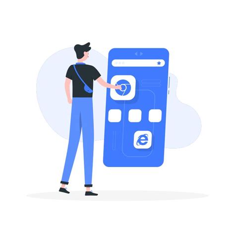 Mobile Browsers Customizable Flat Illustrations Rafiki Style Mobile