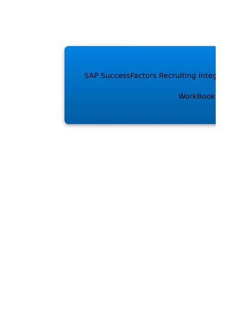 Integration Workbook Pdf Computing Information Technology Management
