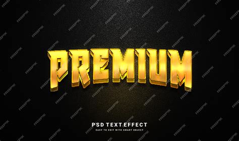 Premium Psd Premium Text Effect