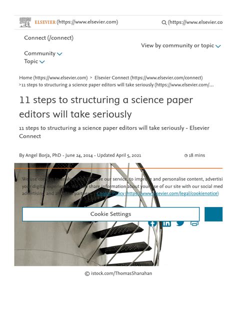 11 Steps To Structuring A Science Paper Editors Will Take Seriously