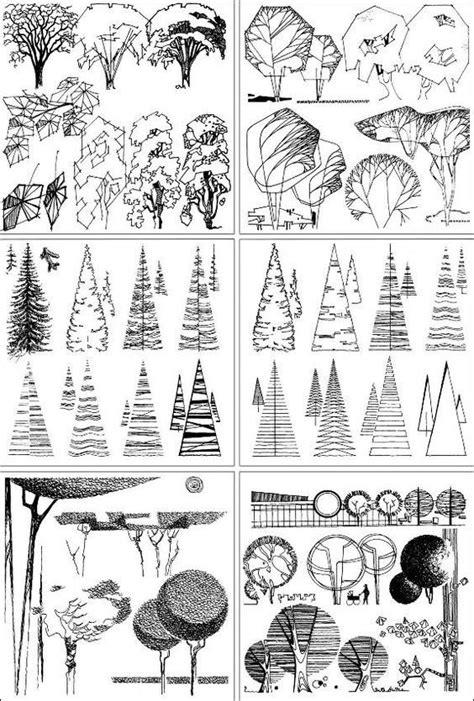 Autocad Drawing Of Trees Artofit