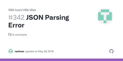 Json Parsing Error · Issue 342 · Vba Toolsvba Web · Github