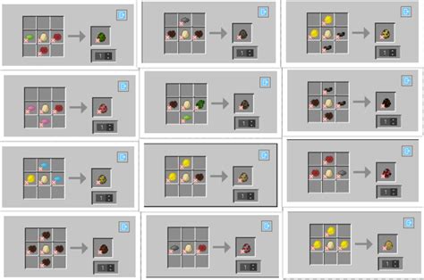 All Spawn Eggs Recipe Special Edition Contains All Spawn Eggs Minecraft Data Pack