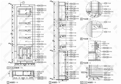 装饰柜酒柜施工大样详图 书柜 展示柜 书架 装饰柜 储物柜施工图下载 施工图装饰柜酒柜施工大样详图 书柜 展示柜 书架 装饰柜 储物柜下载 施工图装饰柜酒柜施工大样详图 书柜 展示柜 书架