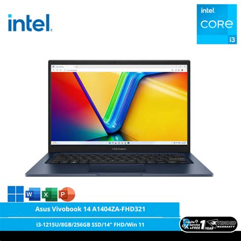 Jual Asus Vivobook 14 A1404za Fhd321 Intel Core I3 1215u8gb256gb Ssd