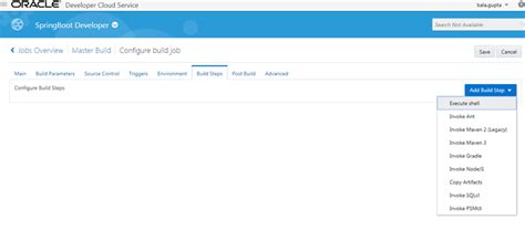 Devops With Oracle Developer Service Deploy Springboot Application To