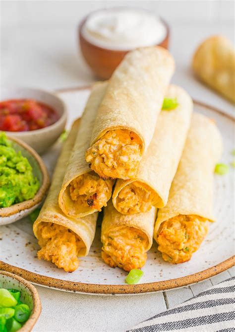 Baked Chicken And Cheese Taquitos Kathryns Kitchen