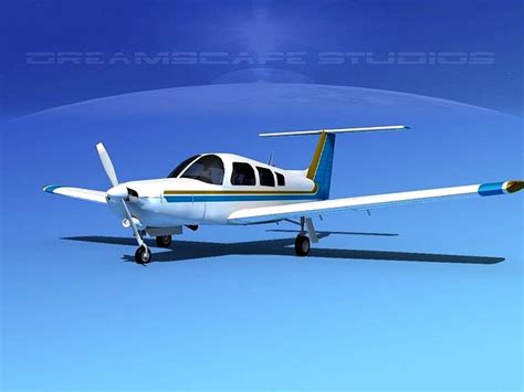 Piper Turbo Arrow Iii 3d Model