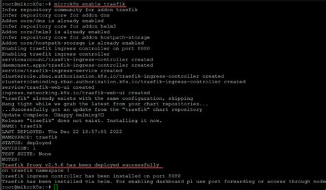 Microk8s Ingress Controller Configuration With Traefik Virtualization