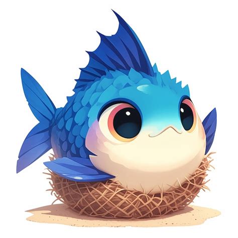 Premium Vector Triggerfish Guarding Its Nest