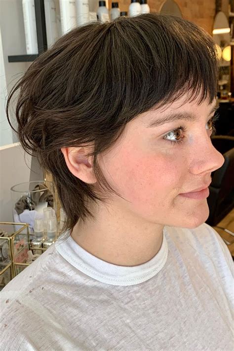 35 Short Shag Haircuts To Add Texture Subtle Shaggy Crop