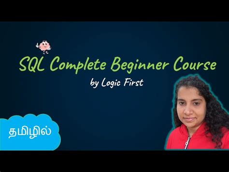 Mastering Sql A Comprehensive Beginners Guide In Tamil Galaxy Ai Galaxy Ai