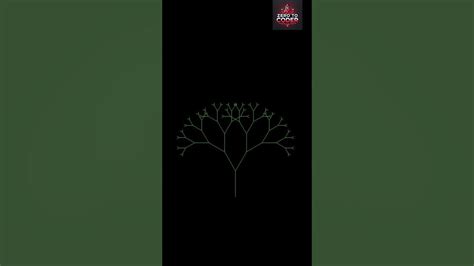 Creative Python Project 4🌲👻tree Animation With Pythonlearn Turtle Graphicscodingpython