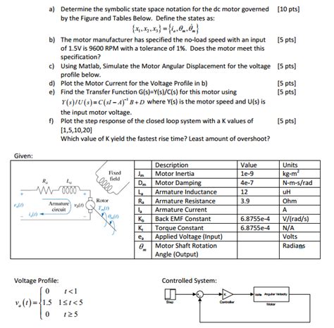Determine The Symbolic State Space Notation For Th
