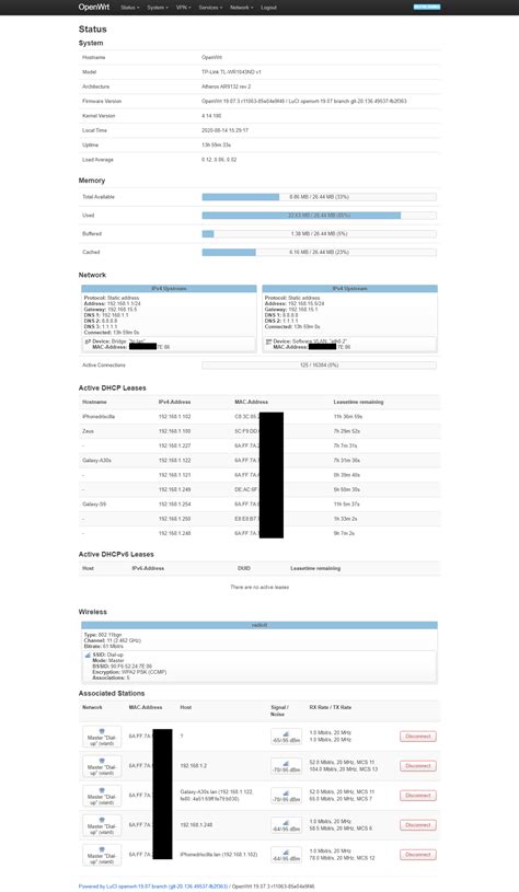 How To View Active Clients On The Lan In Openwrt Installing And Using Openwrt Openwrt Forum