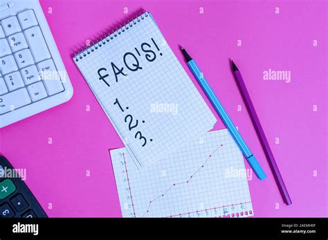 Handwriting Text Faq Conceptual Photo A List Of Questions And Answers Relating To A Particular
