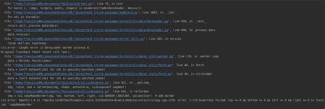 assertion failed error · issue 728 · ultralytics yolov3 · github