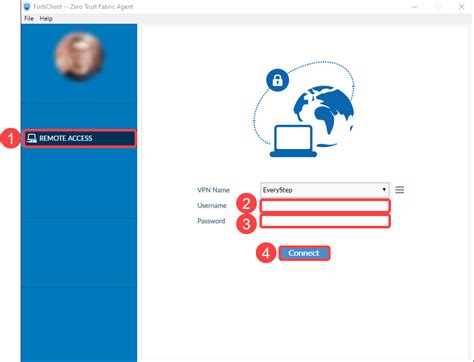Connect To Forticlient Remote Access Everystep
