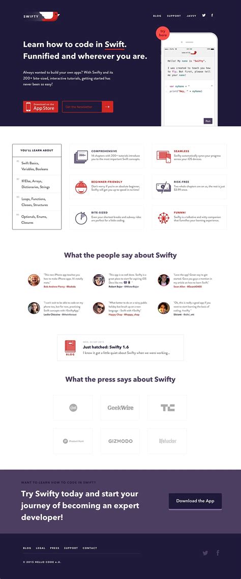 Swifty Website Design Lapa Ninja