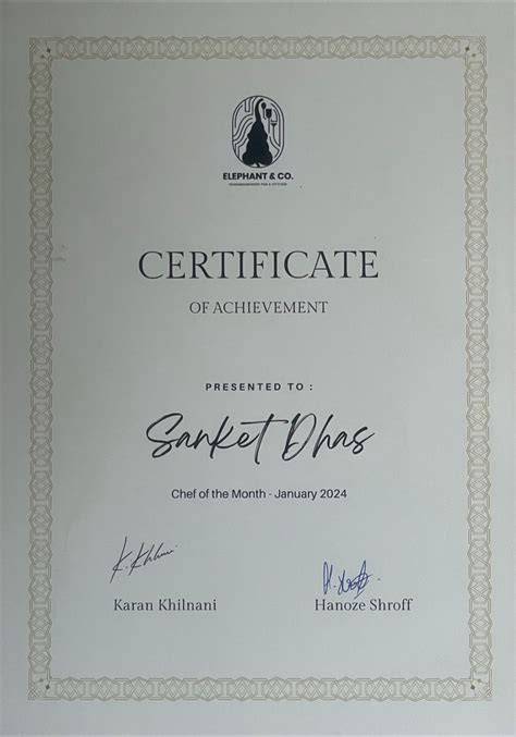 Sanket Dhas On Linkedin Excited To Share That Ive Been Honored As Chef Of The Month