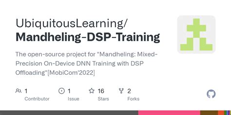 Mandheling DSP Training Execution Engine Benchmark Readme CN Md At