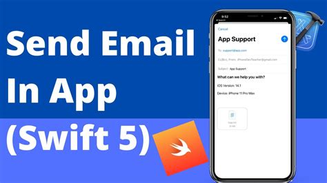 Send Email In App Swift 5 Xcode 12 2020 Ios Development Youtube