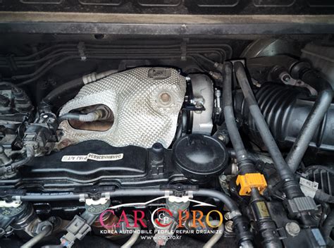 올뉴카니발 엔진소음 출력부족으로 터보차저 교환 올뉴카니발 카프로샵