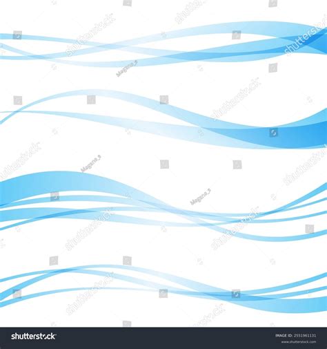 Smooth Curve Material Set Vector Illustration Stock Vector Royalty Free 2551961131 Shutterstock
