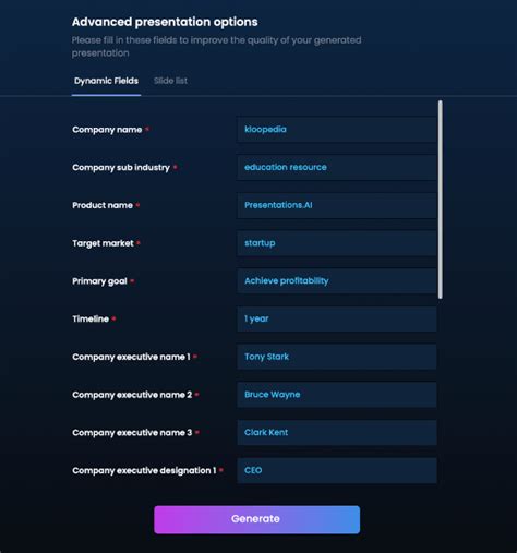 Ai Powered Presentation Generator