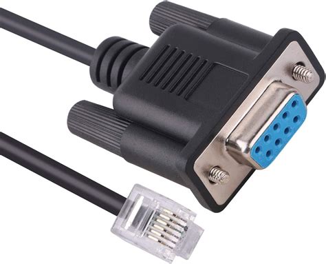 6ft Db9 To Rs 232 Rj11 6p6c Serial Cable For Apc Ups Compatible With Apc Rack Pdu Ap78xx Ap79xx