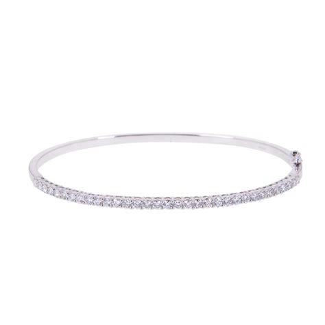200ct Princess Cut Diamond Bangle Hancocks Jewellers