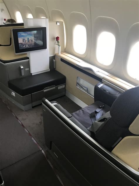 Lufthansa First Class Review 747 800 First Class Terminal Fra Ewr 372 70000 Points