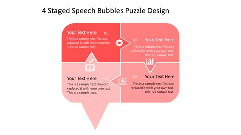 Creative 4 Blocker Powerpoint Template With 3d Boxes