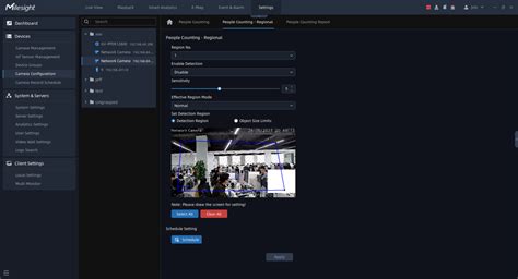 Regional People Counting