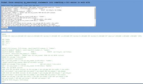 dica de produtividade queries com sp executesql gustavo larocca