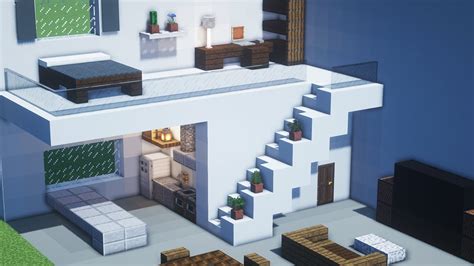 【마인크래프트 인테리어 강좌】 심플한 복층 인테리어 📐 Youtube