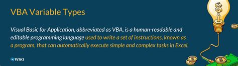 Vba Variable Types Overview Data Types Examples Wall Street Oasis