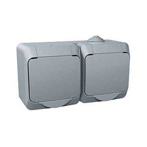 Surface Mounted Double Socket