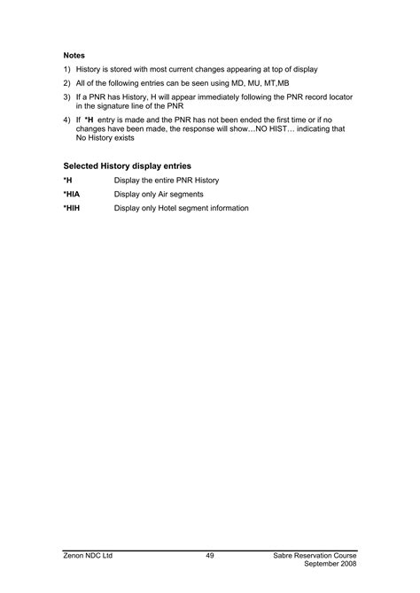 Sabre Reservation Manual PDF