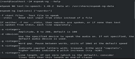 Espeak Ng Command In Linux What Is Espeak Ng By Riddhi Jani Medium